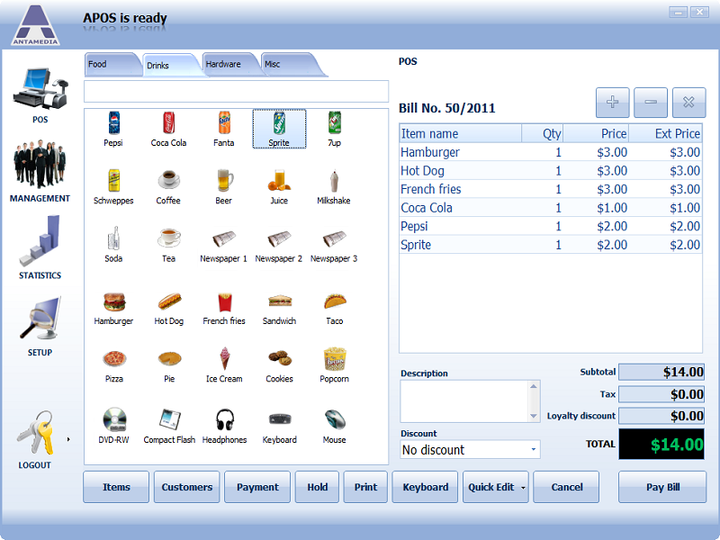 Point Of Sale Software Advanced POS Helps You Bill Your Customers 
